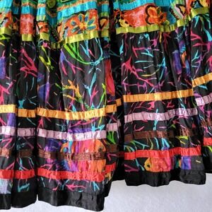 TravelSmith | Skirts | Travelsmith Maxi Full Skirt Large Artsy Peasant ...